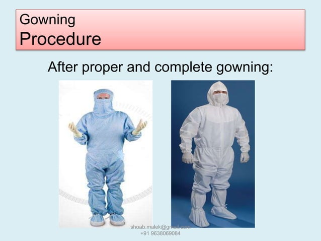 Gowning procedure for Pharma Manufacturing Area | PPTX