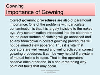 Gowning procedure for Pharma Manufacturing Area | PPTX