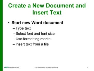 MS Word Chapter 1 PPT | PPTX | Desktop Publishing | Computer Software ...