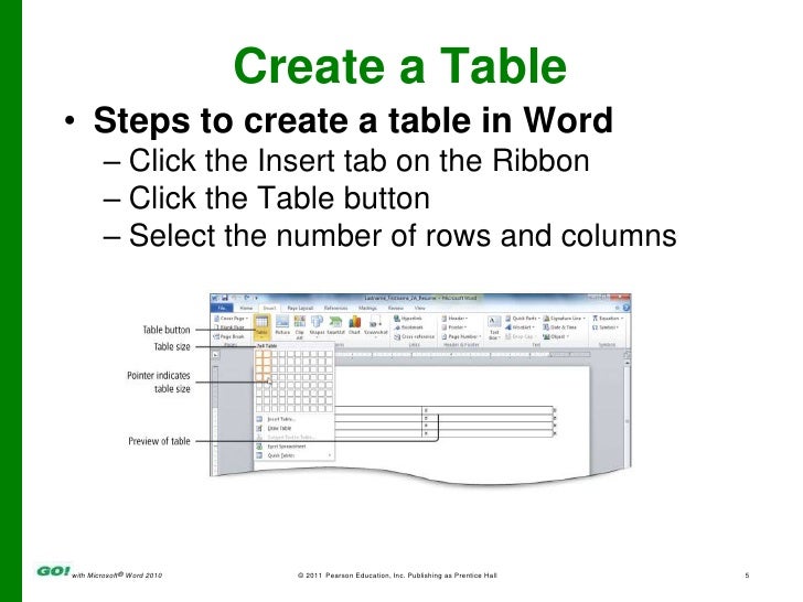 MS Word Chapter 2 PPT