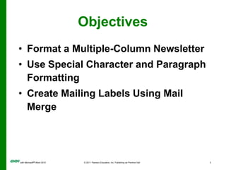 MS Word Chapter 3 PPT | PPTX