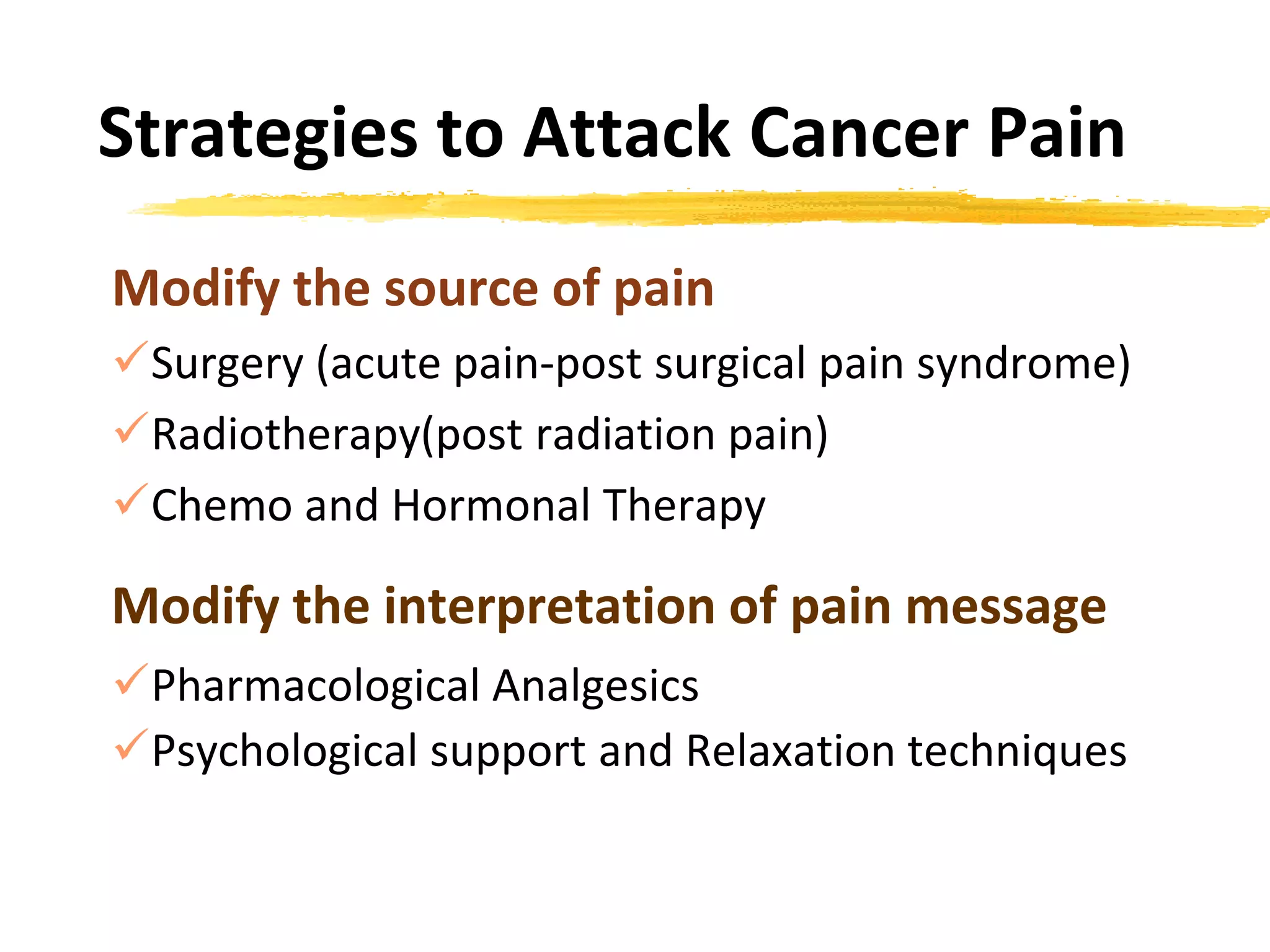 cancer pain management | PPSX
