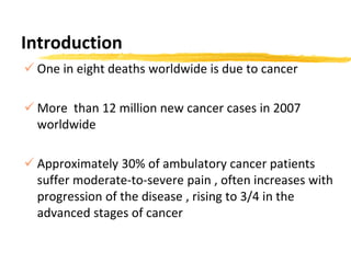 cancer pain management | PPSX