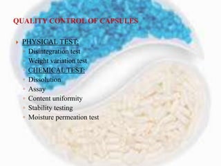 Capsules ppt | PPTX