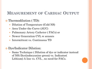 HAEMODYNAMIC MONITORING – CVP, PAC AND IBP | PPTX