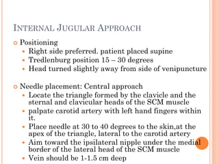 HAEMODYNAMIC MONITORING – CVP, PAC AND IBP | PPTX
