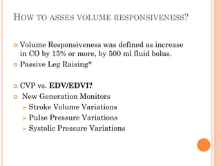 HAEMODYNAMIC MONITORING – CVP, PAC AND IBP | PPTX