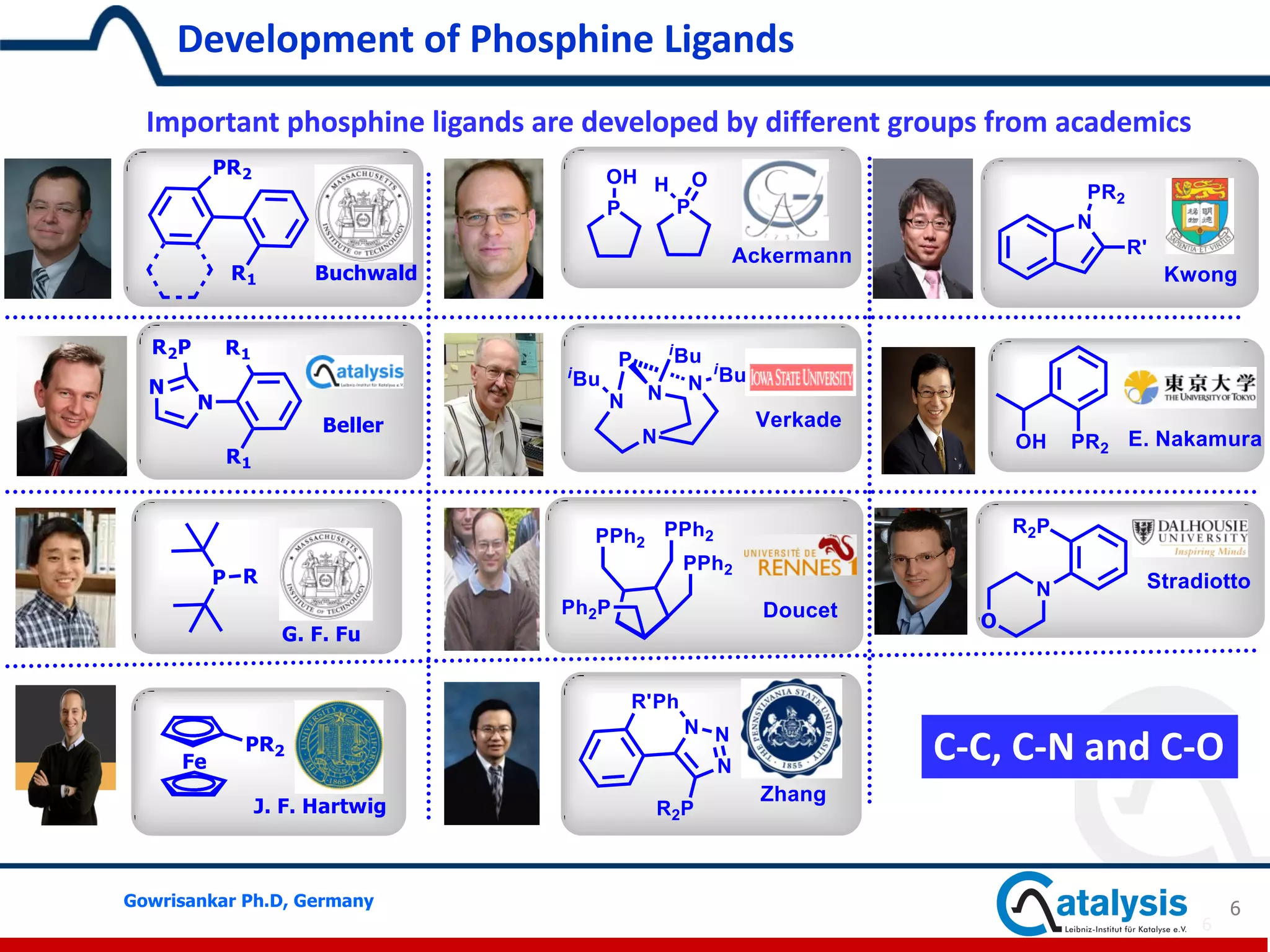 Applications of Phosphine ligands in Pd and Ru-Catalyzed Reactions | PDF