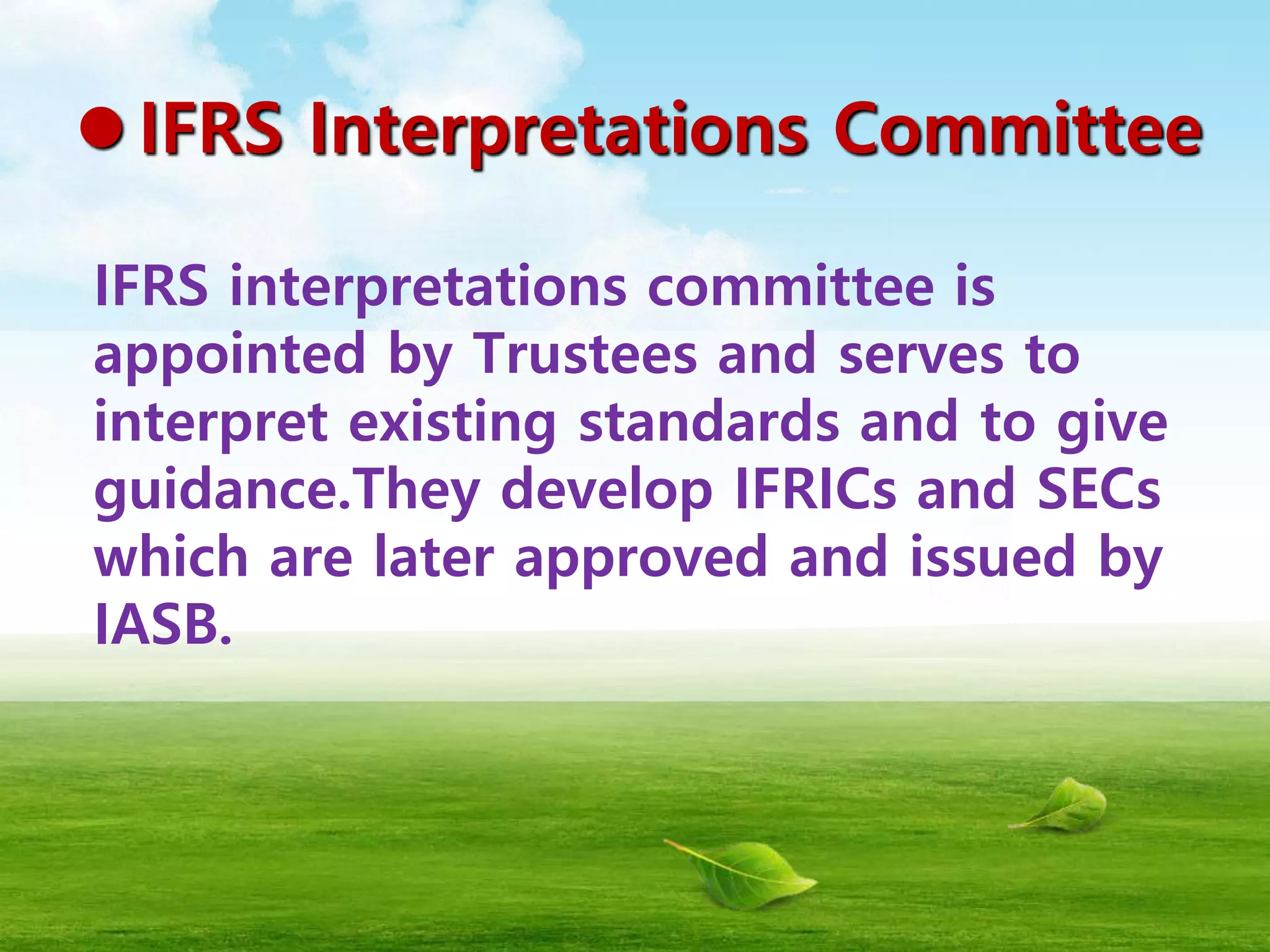 International Accounting Standard Board(IASB) - Structure | PPTX