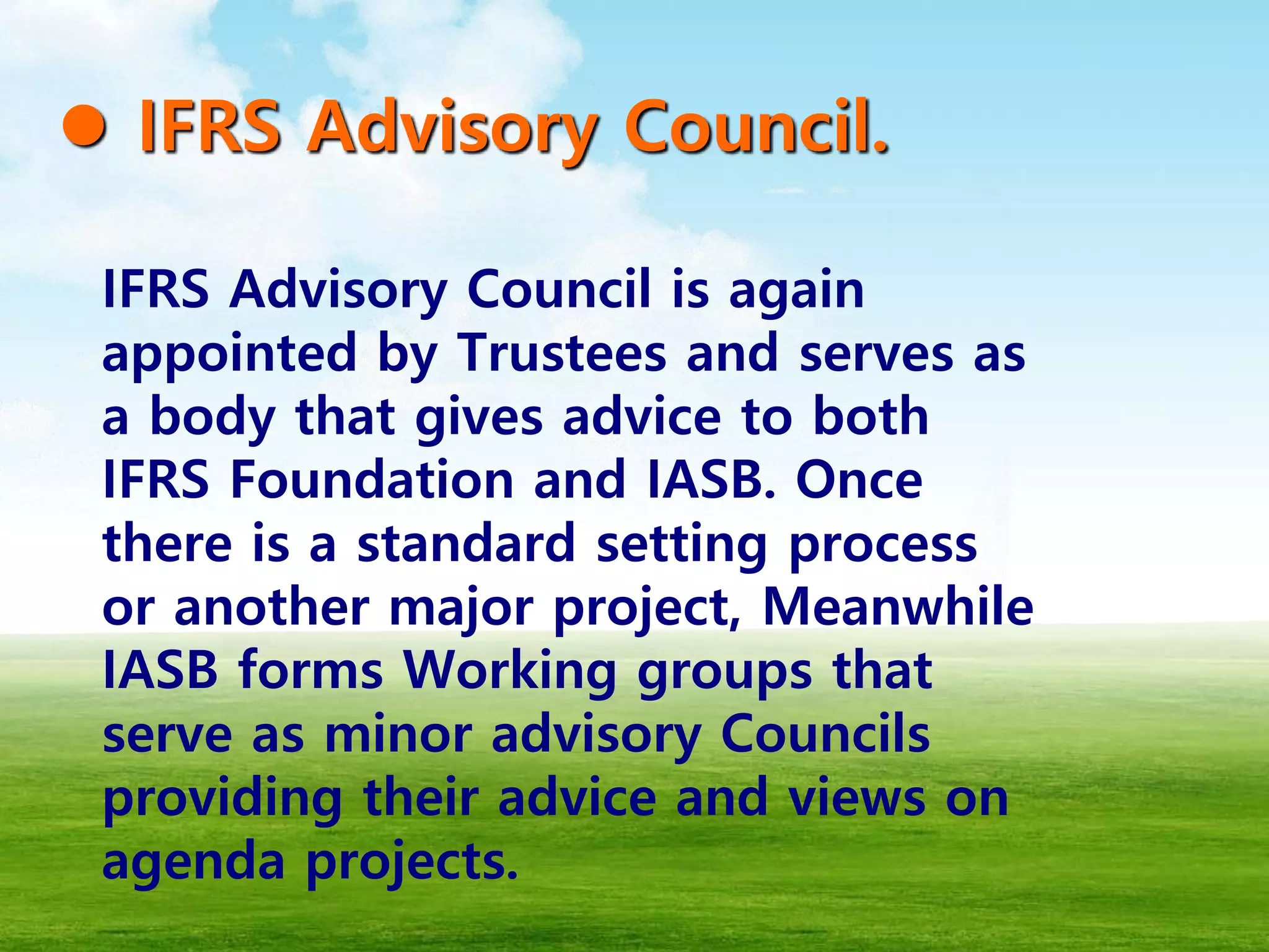 International Accounting Standard Board(IASB) - Structure | PPTX