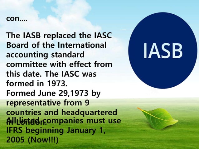 International Accounting Standard Board(IASB) - Structure | PPTX