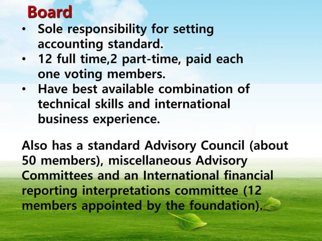 International Accounting Standard Board(IASB) - Structure | PPTX