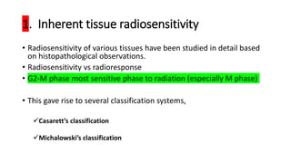 Gowtham's 3rd radiobiology | PPT