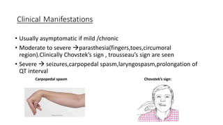 Hyper and hypocalcemia | PPTX