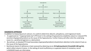 Hyper and hypocalcemia | PPTX