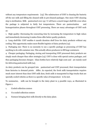 Dairy Logistics: A Tutorial | PDF | Agriculture | Industries