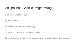 Genetic programming | PDF