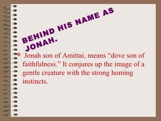Prophet Jonah | PPT