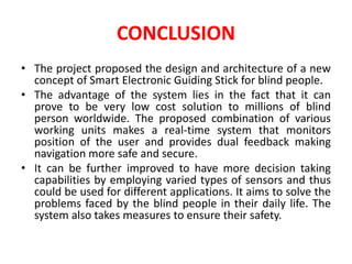 smart blind stick | PPTX