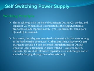 SELF SWITCHING POWER SUPLLY | PPTX