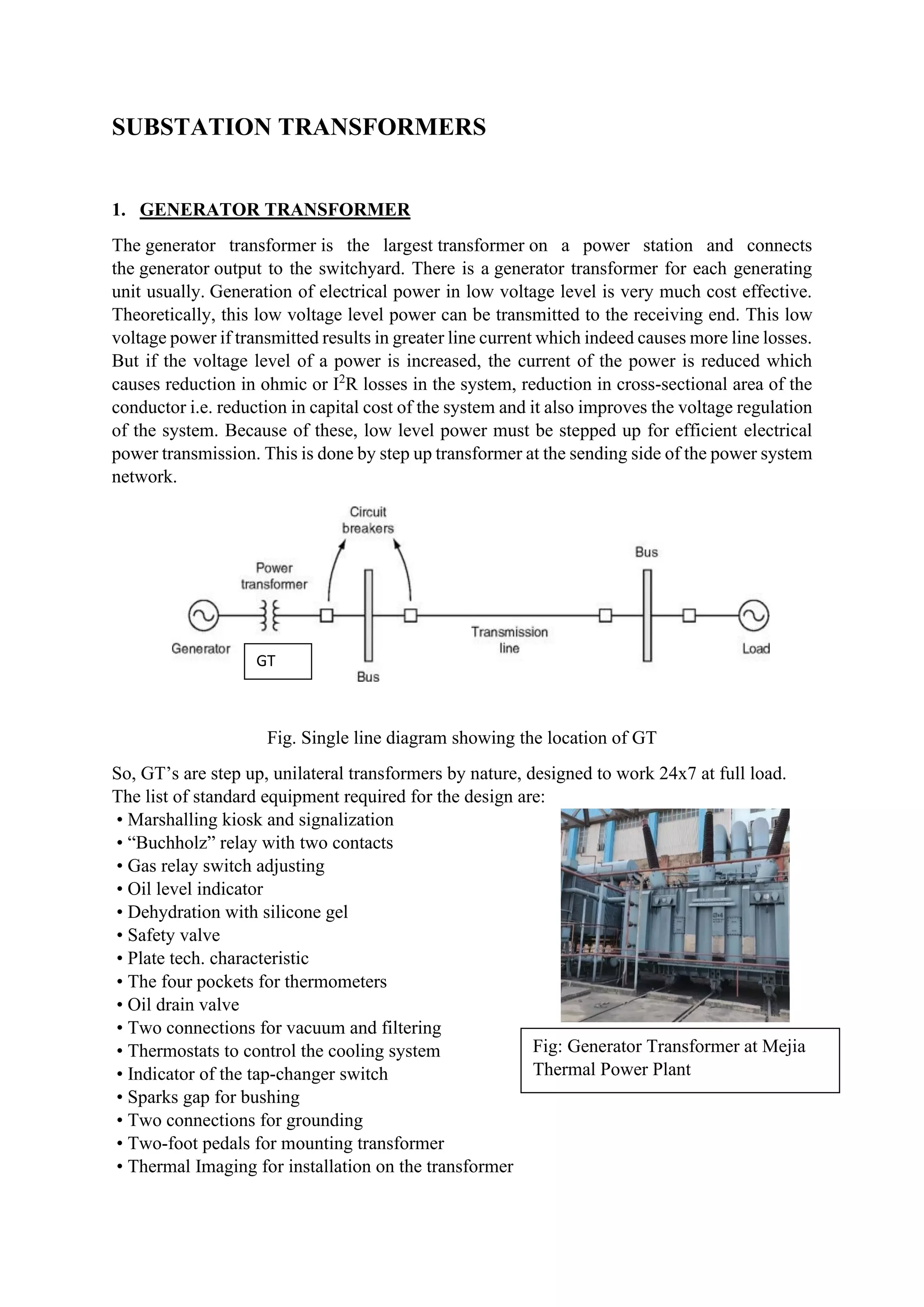 Design of substation (with Transformer Design) | PDF