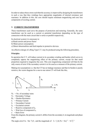 Design of substation (with Transformer Design) | PDF
