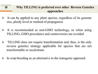 TILLING and Eco-TILLING for crop improvement | PPT