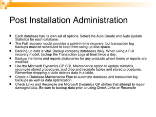 Gp Installation Presentation | PPT