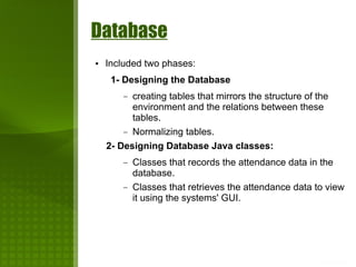 Java Based RFID Attendance Management System Graduation Project ...