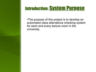 Java Based RFID Attendance Management System Graduation Project ...