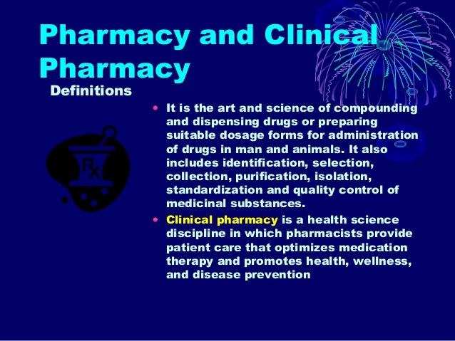 Pharmacology Definition