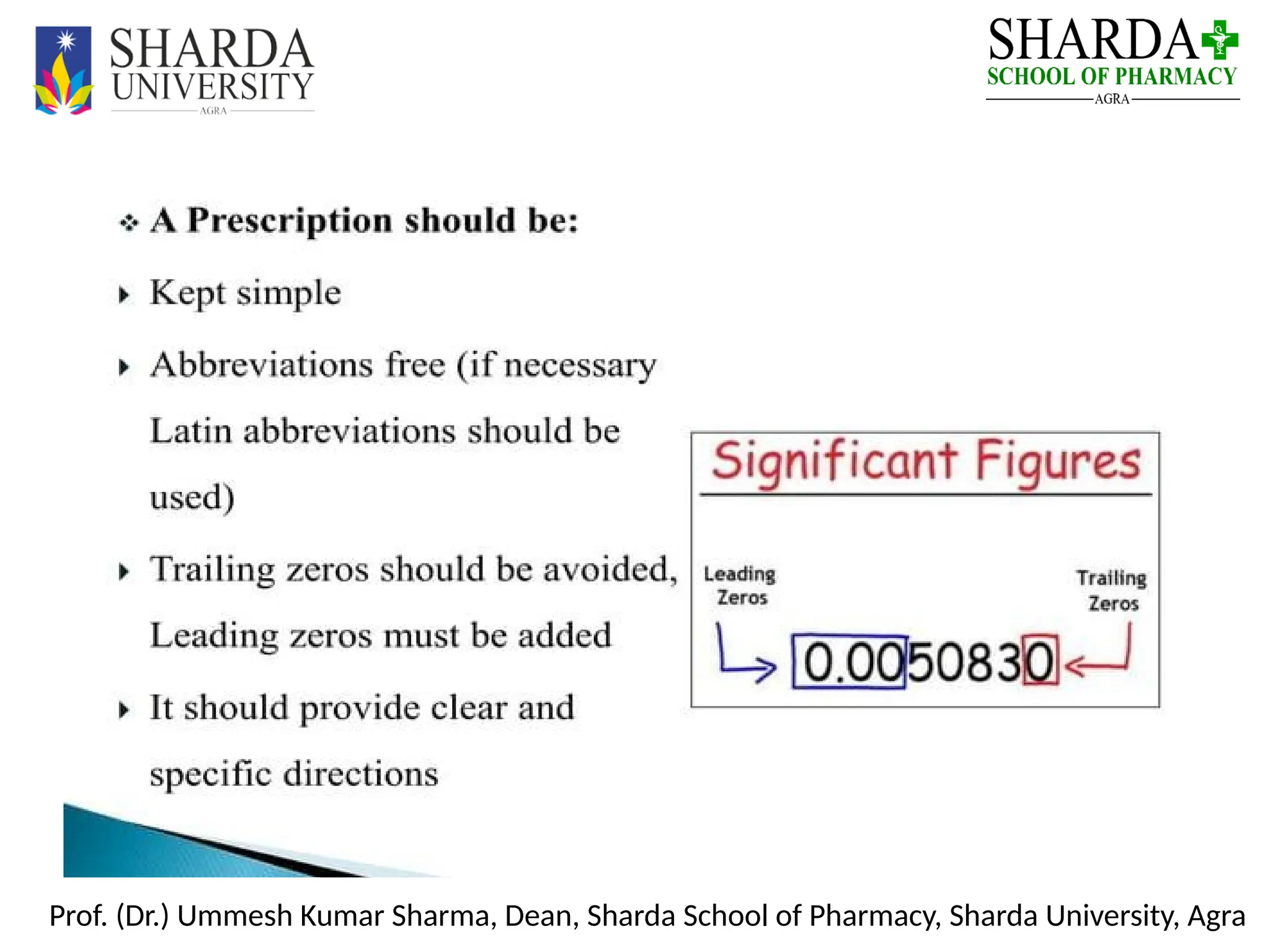 Prescription: Definition, Parts of prescription, handling of ...