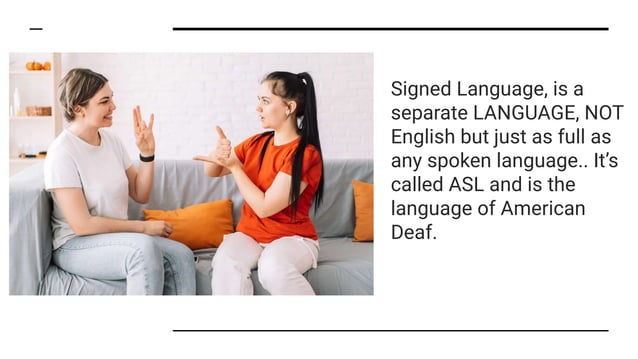 SING LANGUAGE AND BRAILLE background information, examples, graphics | PPT