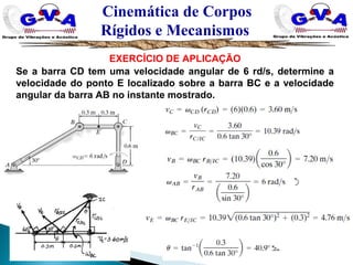 Notas de aula 4 cinematica mecanismos | PPT