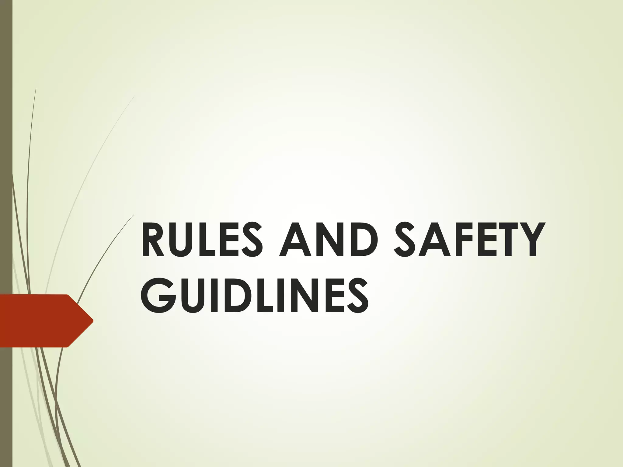 Dental laboratory rules and safety guidelines | PPTX