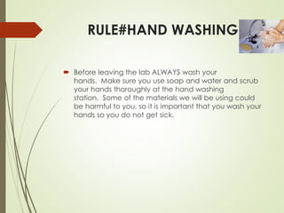 Dental laboratory rules and safety guidelines | PPTX