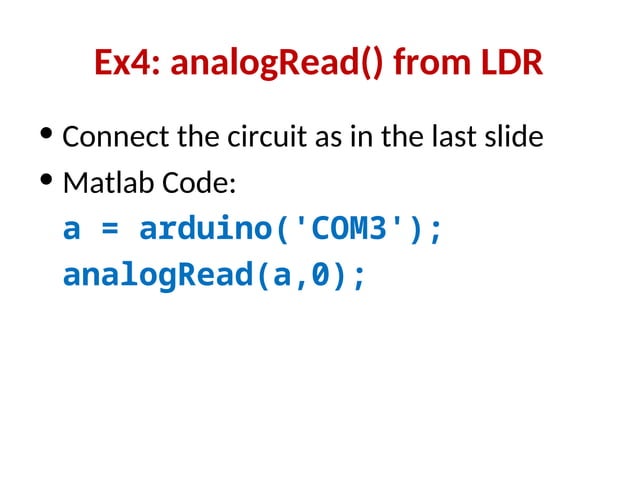 GP106 - Arduino programming with matlab pdn ac lk | PPT