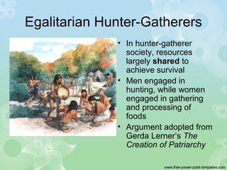 Gender, Sex and the Patriachry | PPT