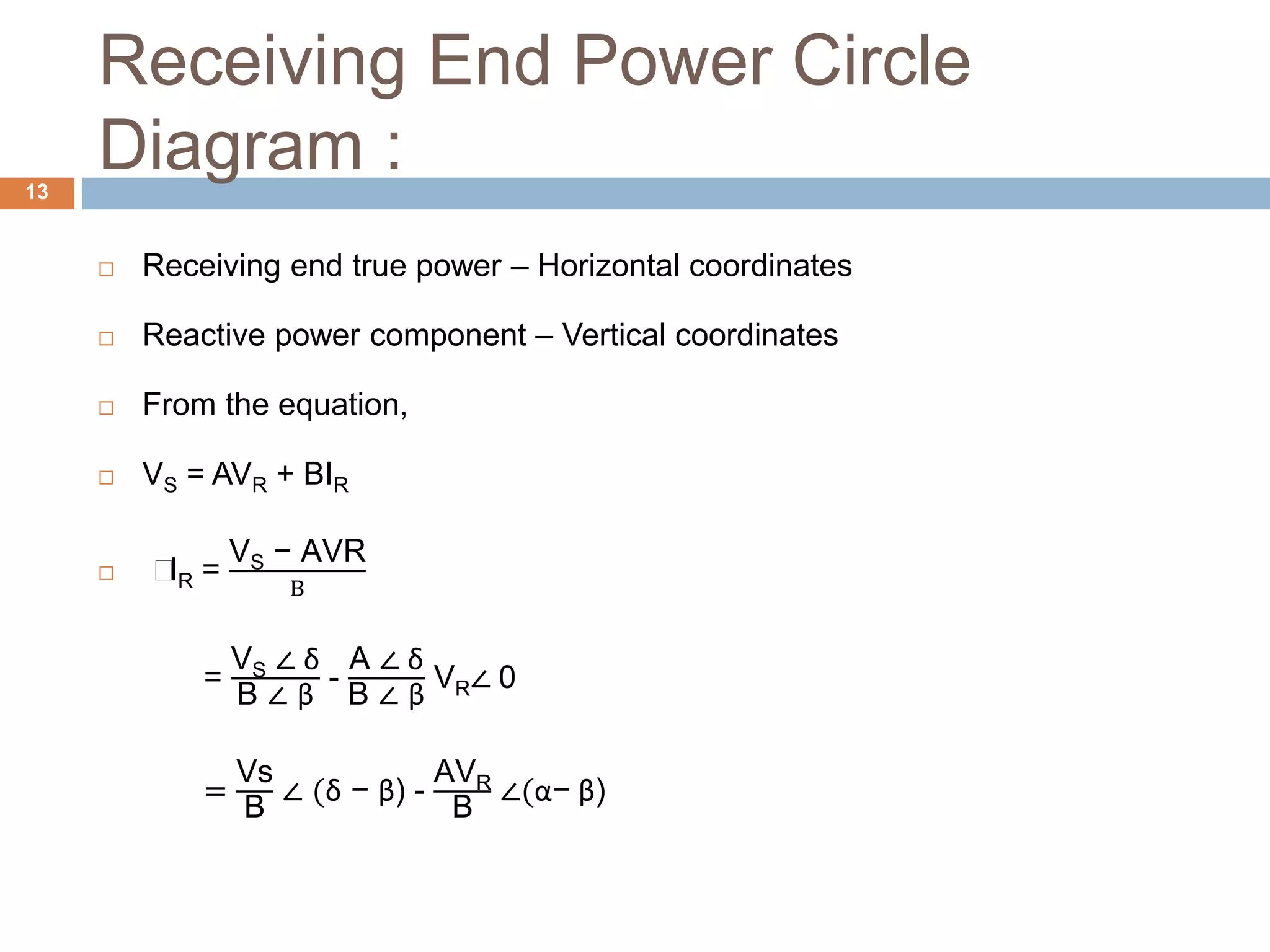 Power flow through transmission line. | PPTX