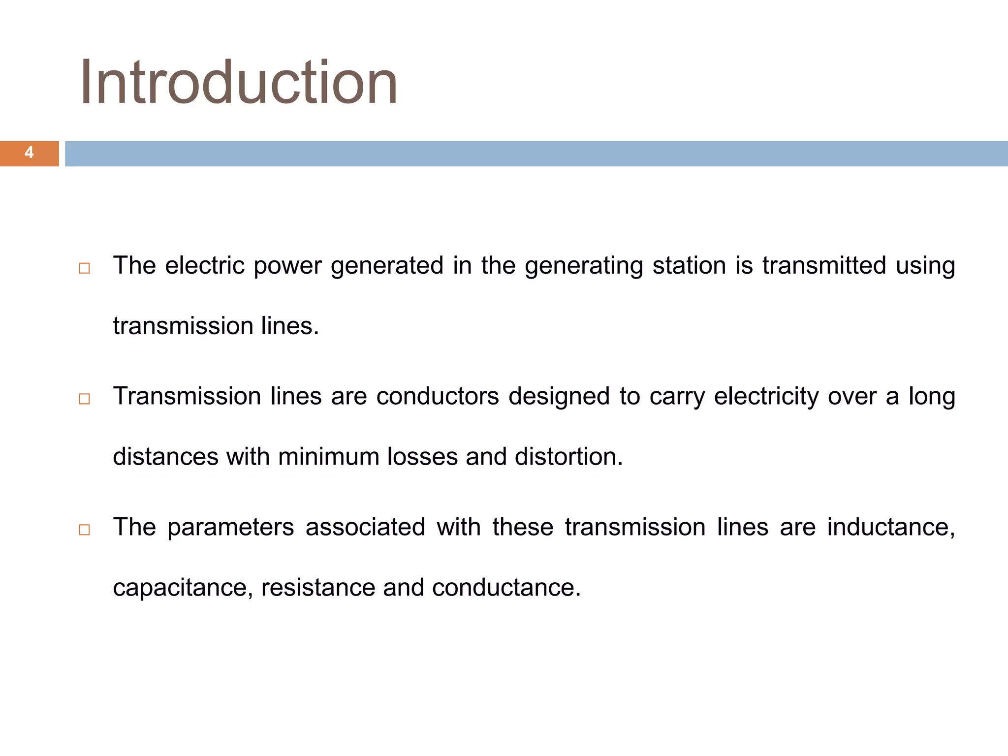 Power flow through transmission line. | PPTX