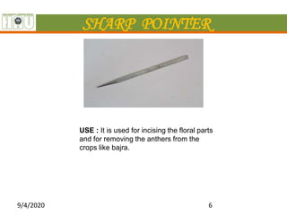 Gp 201 (practical) plant breeder's kit) dr divya_w&b | PDF