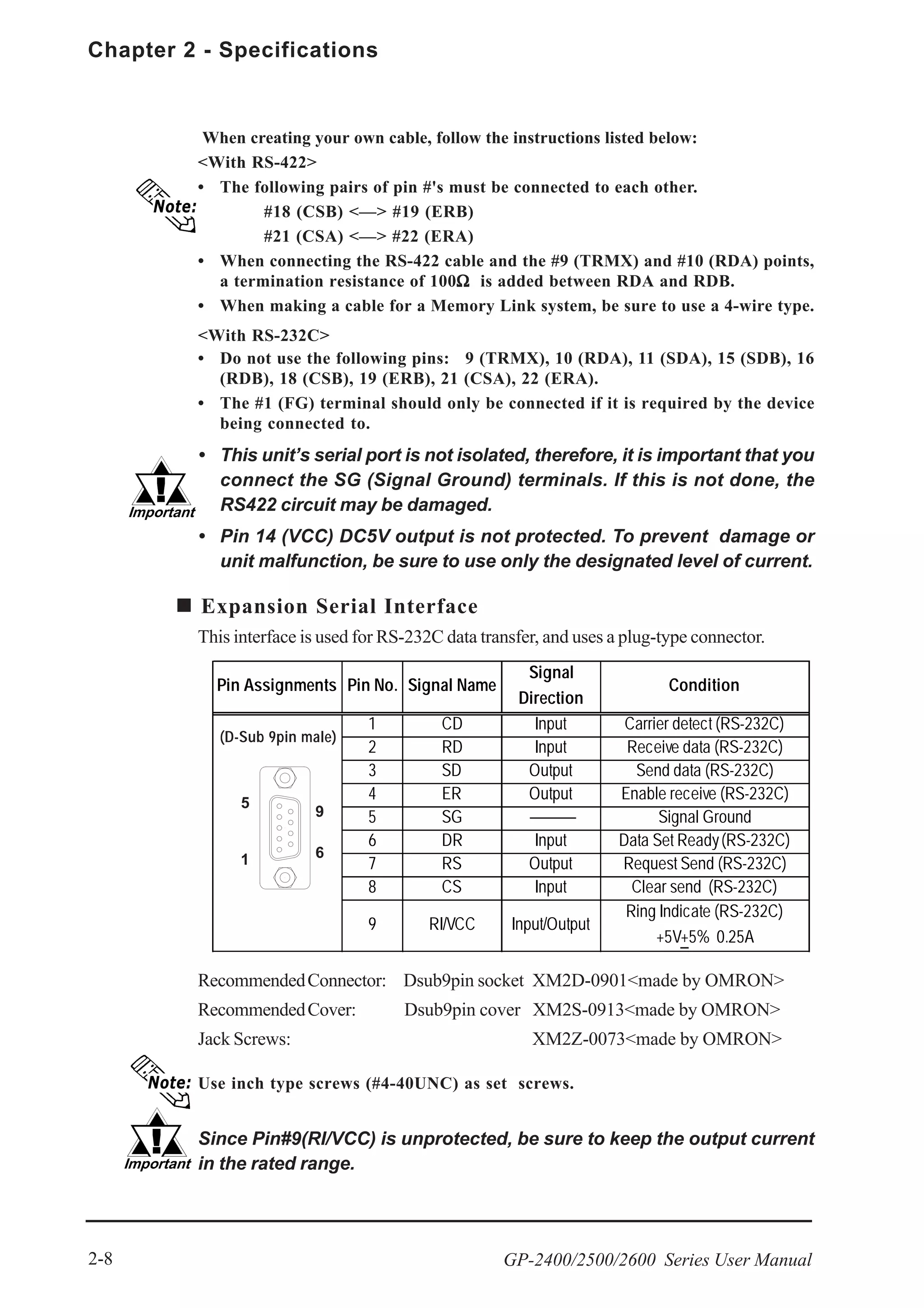 Proface GP2400, GP2500, GP2501, GP2600 manual | PDF