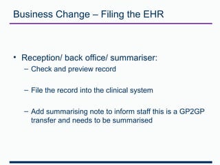 GP2GP Overview: How does the GP2GP Record Transfer Process Work? | PPT