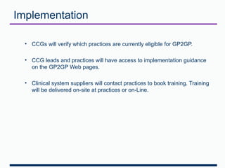 GP2GP Overview: How does the GP2GP Record Transfer Process Work? | PPT