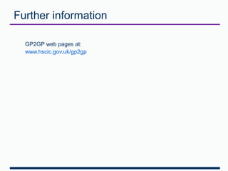 GP2GP Overview: How does the GP2GP Record Transfer Process Work? | PPT