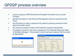 GP2GP Overview: How does the GP2GP Record Transfer Process Work? | PPT