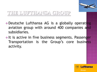 Gp2 lufthansa ppt | PPTX
