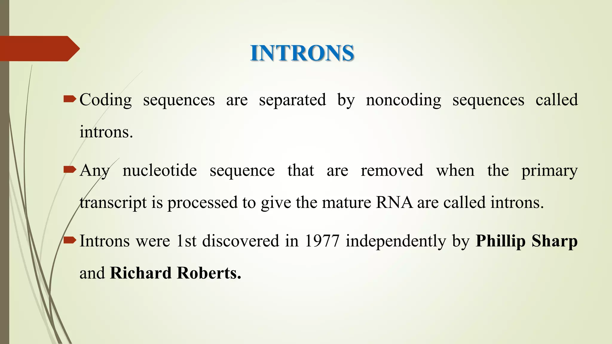 Ultra fine structure of gene | PPTX