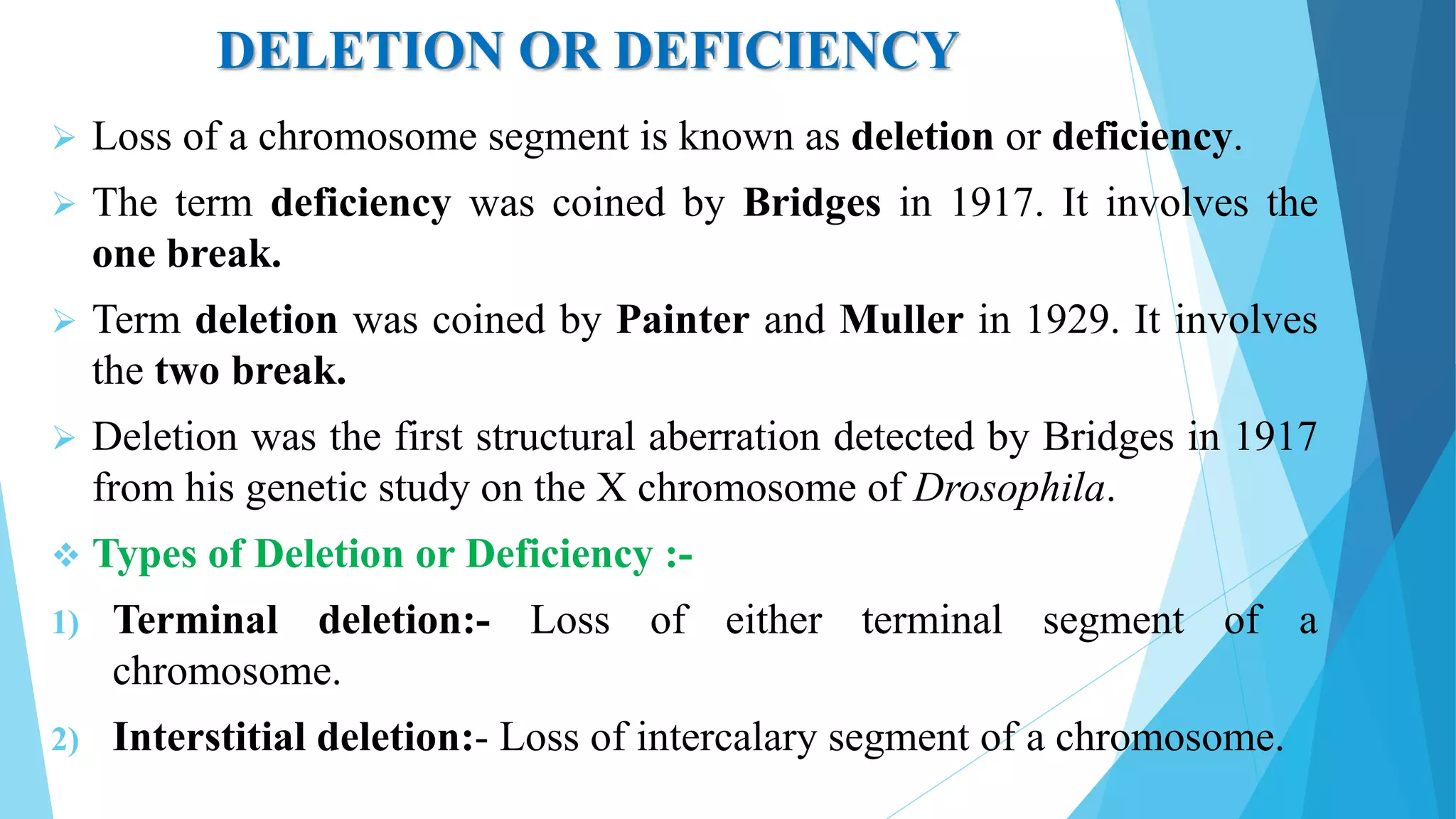 Chromosomal aberrations, utilization of aneuploids, chimeras and role ...