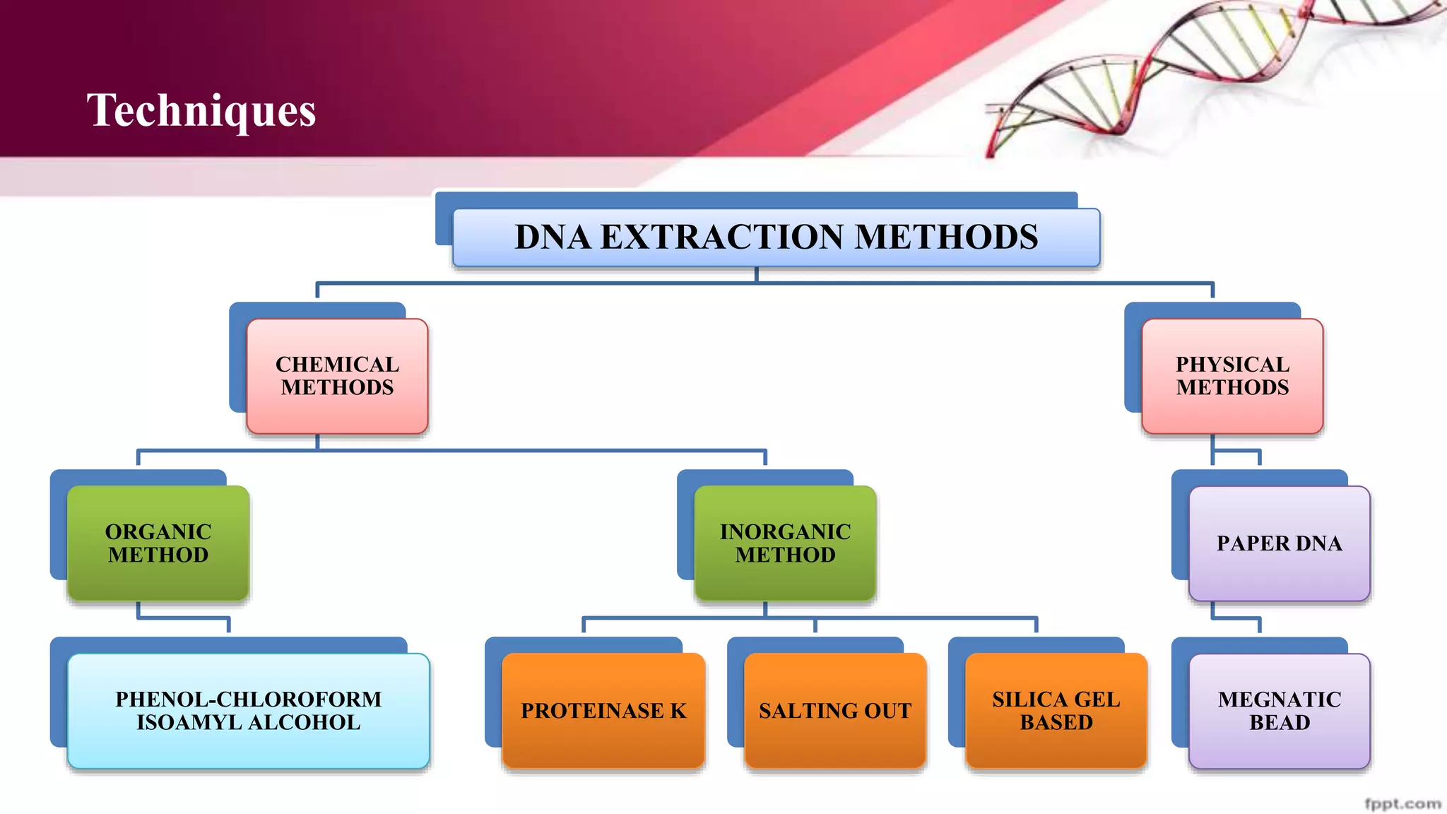 Techniques of DNA Extraction, Purification and Quantification | PPTX